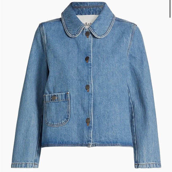 ba&sh | Jackets & Coats | Bash Blue Denim Jacket | Poshmark